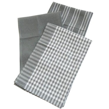 Versatility Red Microfiber Kitchen Dishcloths, 4 Piece Set, 12x12 Inch ...