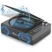 Portable Electric CD Player with AM-FM Stereo, Radio Cassette Combo ...