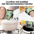 Shell Clam Oven Mitts Heat Resistant, Soft Lining Silicone Mini Oven ...