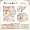 40 Sheet Vintage Flower Scrapbook Paper 8.5 x 11 Inch Decorative ...
