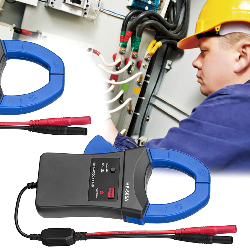 Digital Clamp Meter 600A DC/AC Current Clamp Adapter Clamp-On ...