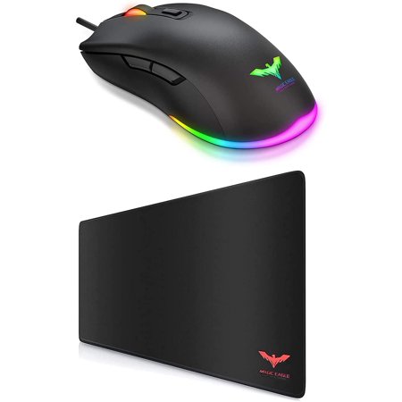 Havit Large Gaming Mouse Pad and RGB Gaming Mouse, Extended Ergonomic for Computers Thick ...