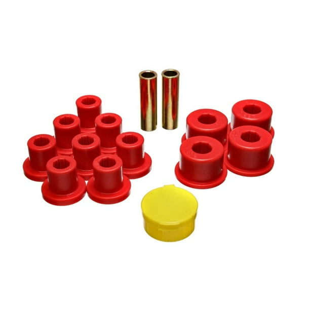 Energy Suspension 6/74-80 MG MGB Red Rear Leaf Spring Bushing Set ...