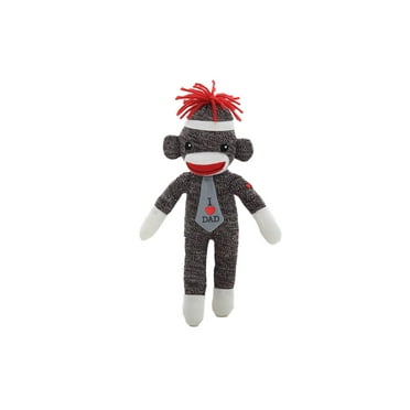 Made By Aliens Personalized Floppy Original Rainbow Sock Monkey ...