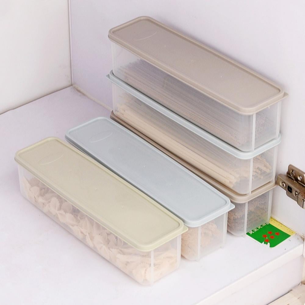 Large Capacity Airtight Rectangular Pasta Box Noodles Container Kitchen ...