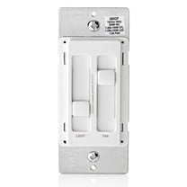 Leviton Dimmer Slide Switch, Decora SureSlide White, Fan and LED ...