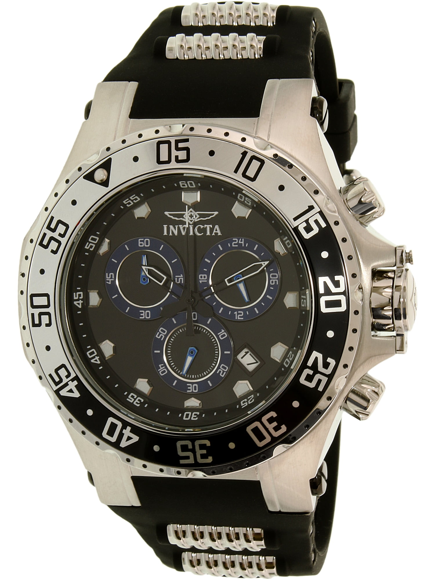 Invicta Men's Pro Diver 21830 Black Silicone Quartz Dress Watch ...
