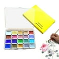 YIGZYCN 20/42/60 Colors Glitter Watercolor Paints Set - Walmart.com