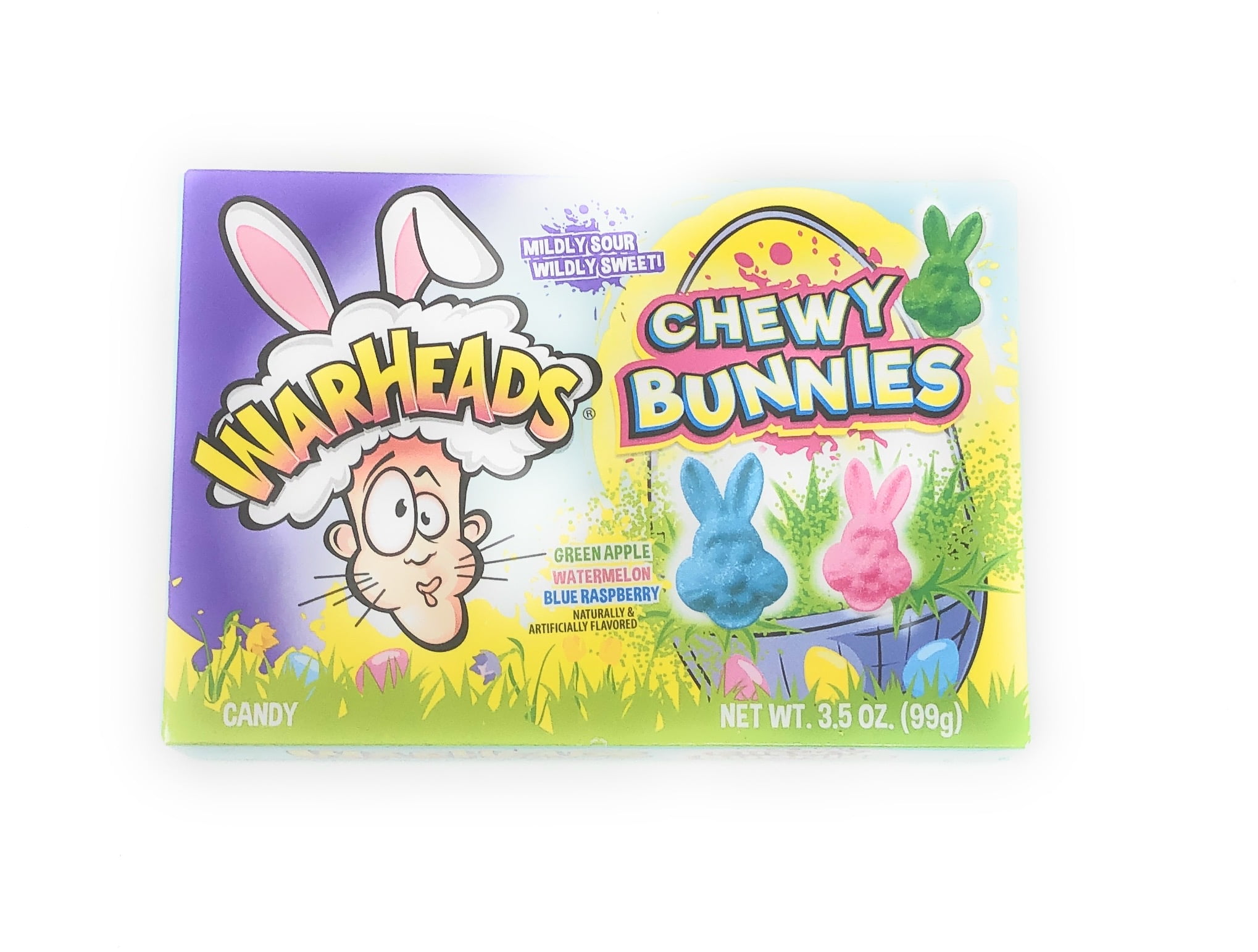 PSLLC EASTER WARHEADS Chewy Bunnies Assorted Fruit Flavored (Green ...