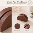 Wood Place Card Holder 5/12/24/50 Pcs, Pine Wood Table Number Holders ...
