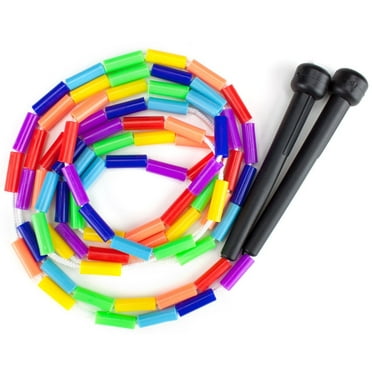 8' Segmented Skip Rope, Blue/White - Walmart.com