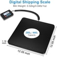 Shipping Scale, 440LB x 10g High Accuracy Postal Scale, Hold/Tare/LCD ...