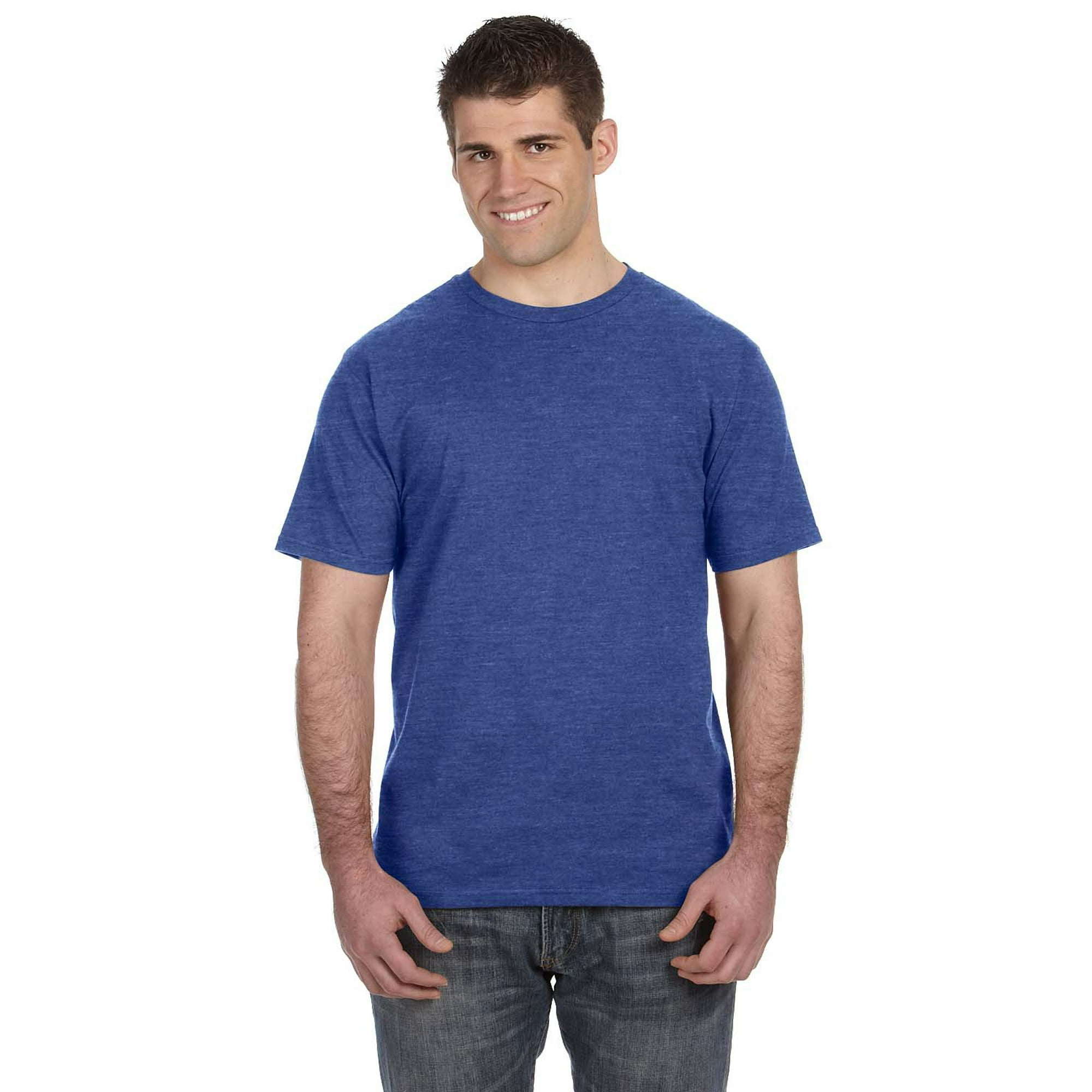 Click here for Gildan L Heather Blue L prices