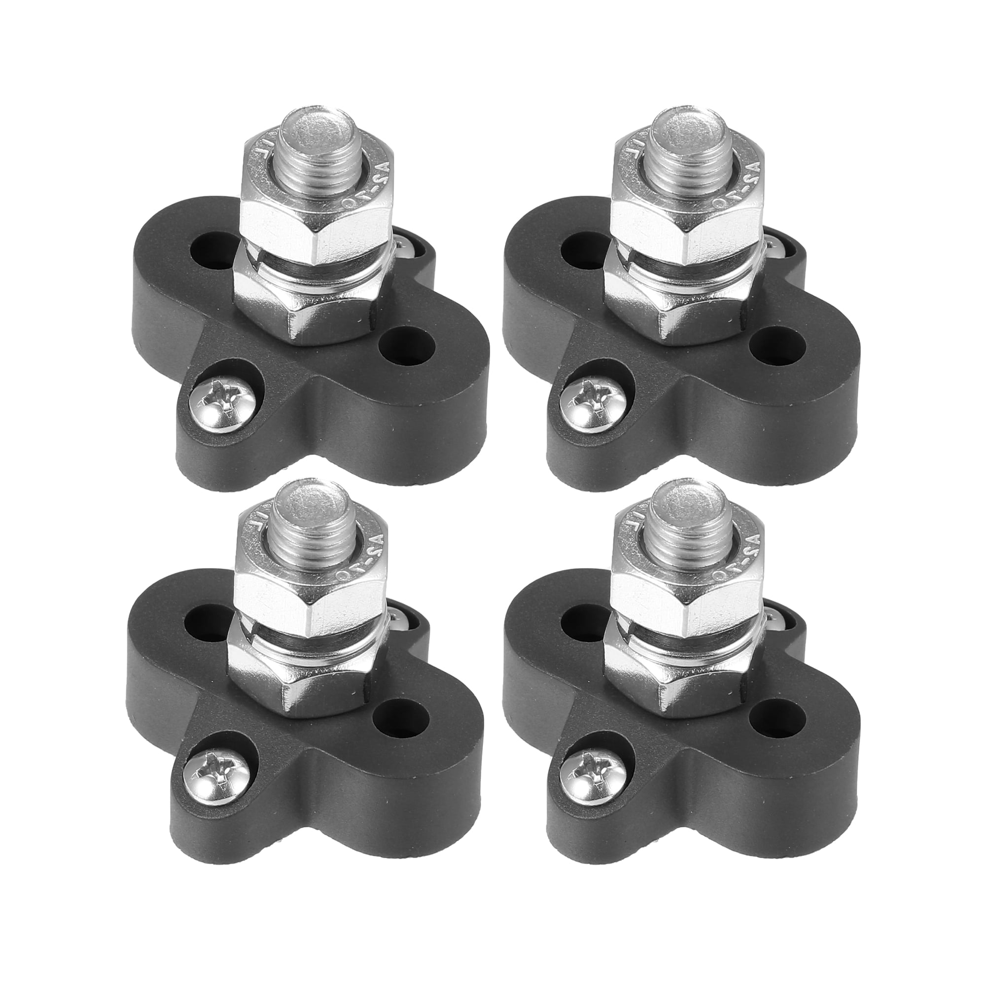 4pcs Car Junction Block M10 Single Stud Dual Power Post Insulated ...