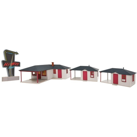 Walthers Cornerstone HO Scale Building/Structure Kit Hi-Way Inn/Motel ...