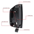 DNA Motoring For 14-21 Toyota Tundra 3D LED Tube Light Bar Black Tail ...