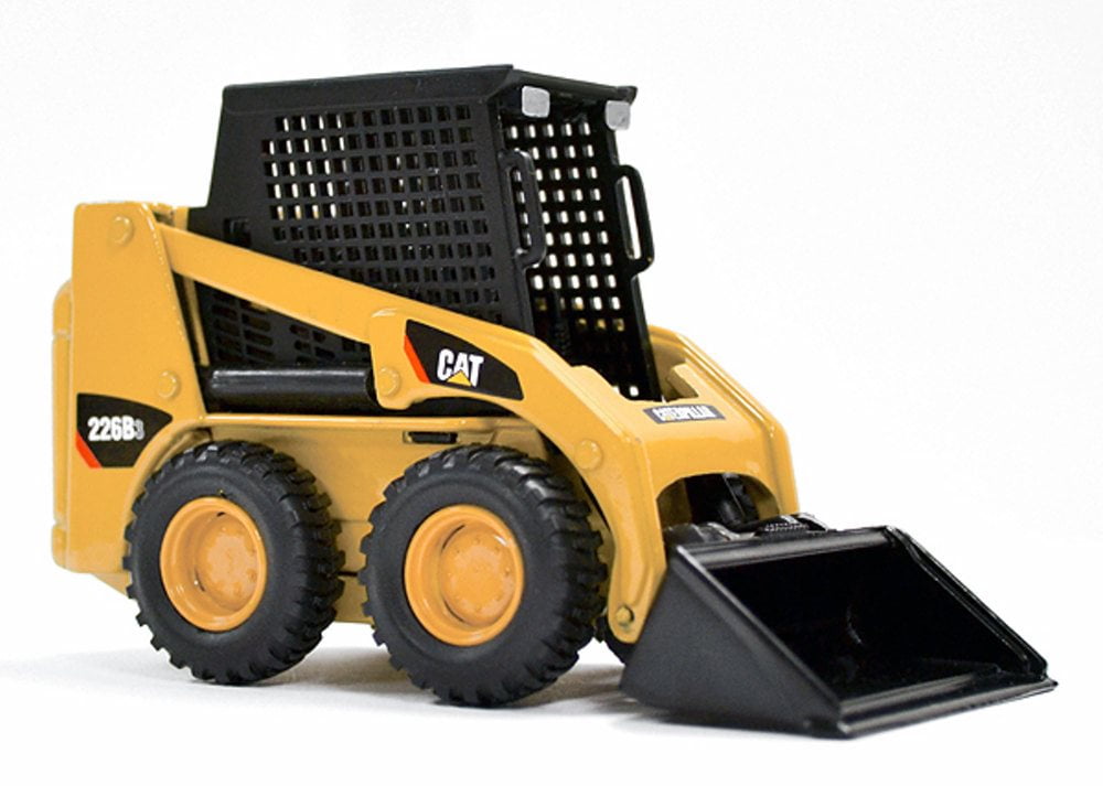 Caterpillar 226B3 Skid Steer Loader Tractor with work tools, Yellow ...