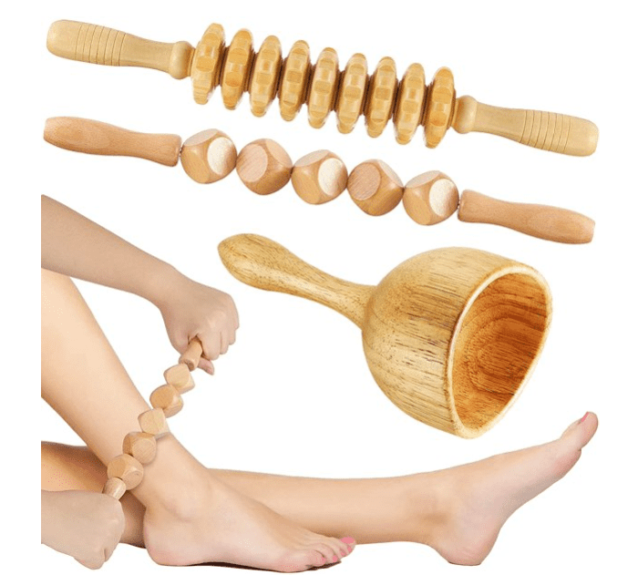 Wood Therapy Massage Tools 3 In 1 Maderoterapia Kit Lymphatic