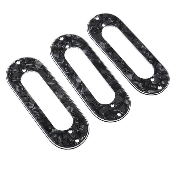 3pcs Guitar Pickup Mounting Rings for Guitar Parts - Black - Walmart.ca