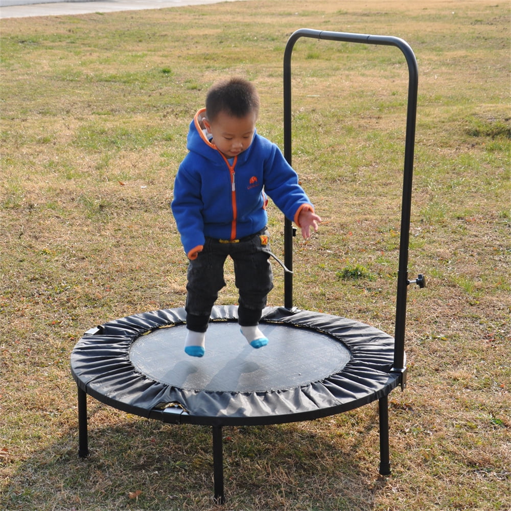 Foldable 40 Inch Exercise Trampoline for Adults and Kids-Indoor Fitness ...