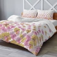 4 Piece Duvet Cover Set Full, Country Wild Blossoms Flower Soft ...