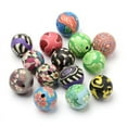 200 pc Handmade Polymer Clay Beads Round Mixed Color about 12mm in ...