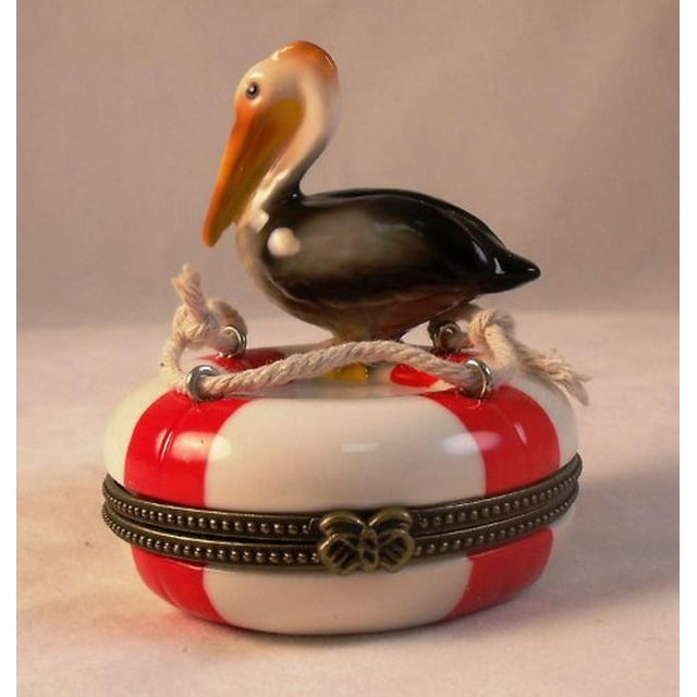 Pelican Lifesaving Ring Buoy Hinged Trinket Box phb - Walmart.com