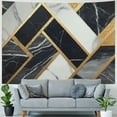 ERAPDAUR Mosaic Marbling Tapestry Marble Granite Agate Gold Tapestry ...