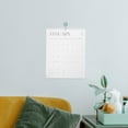 DEEPCRAFF Large Minimalist White Wall Calendar 2025-2026 for Monthly ...