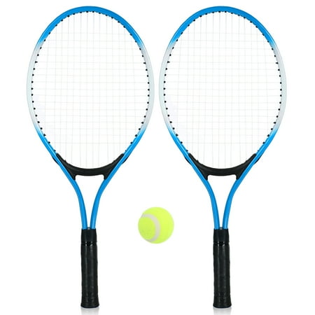 2Pcs Kids Tennis Racket String Tennis Racquets with 1 Tennis Ball and ...
