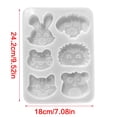 Silicone Molds 6-Cavity Silicone Soap Molds for Soap Chocolate Molds ...