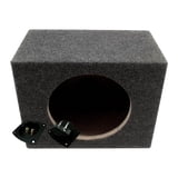 Car Audio Single 10" Sealed Subwoofer Rear Angle Sub Box Enclosure 3/4 ...