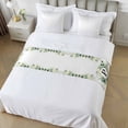 Bed Runner Letter P Bedding Scarves Soft Decorative Bed Flag Alphabet ...