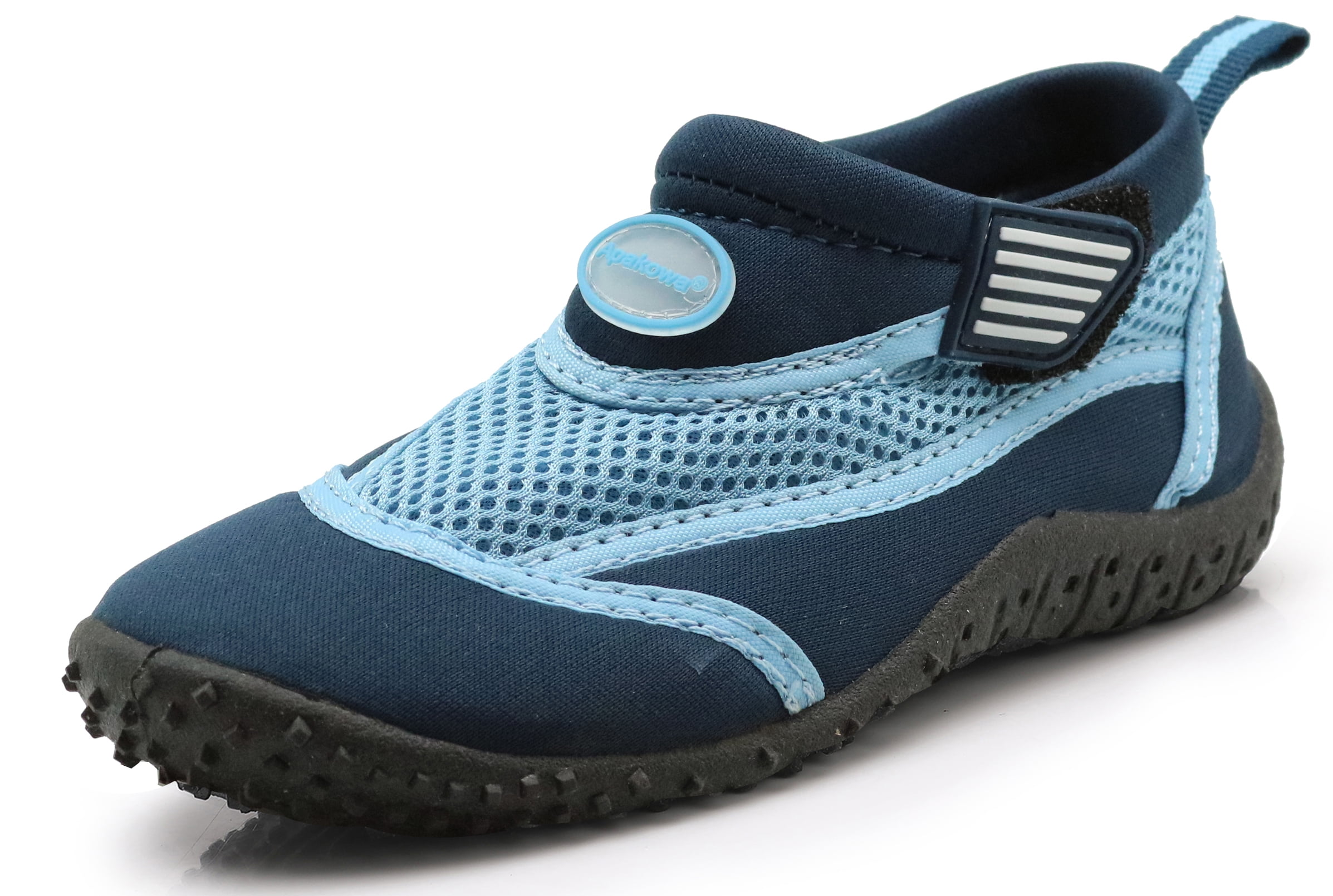 Apakowa Boys and Girls Water Shoes Lightweight Comfort Sole Easy ...