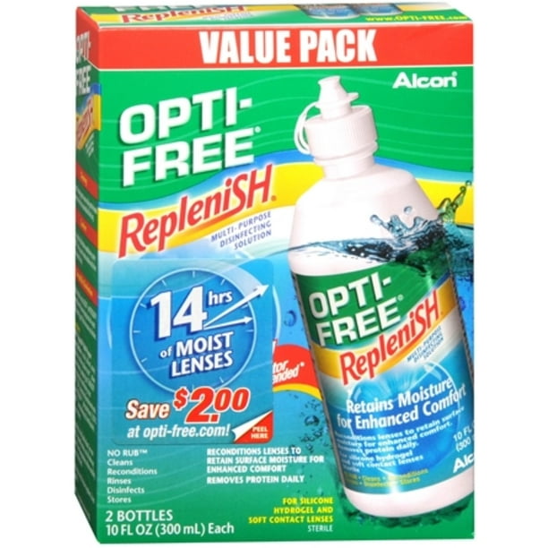 Alcon OPTI-FREE RepleniSH Multi-Purpose Disinfecting Solution 20 oz ...