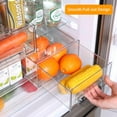 Fairy 2-Pack Clear Plastic Fridge Drawers, Stackable Kitchen Organizers ...