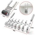 7 Wheel Pastry Cutter with Handle, Multi-Round Wheel Pasta Dough Cutter ...