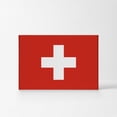 Smile Art Design Switzerland Flag Canvas Wall Art Print Country Flags ...