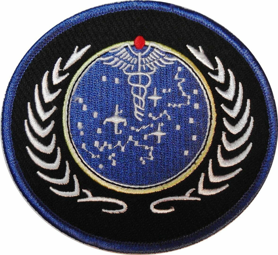 Star Trek The Next Generation UFP Medical 4" Wide Embroidered Logo ...