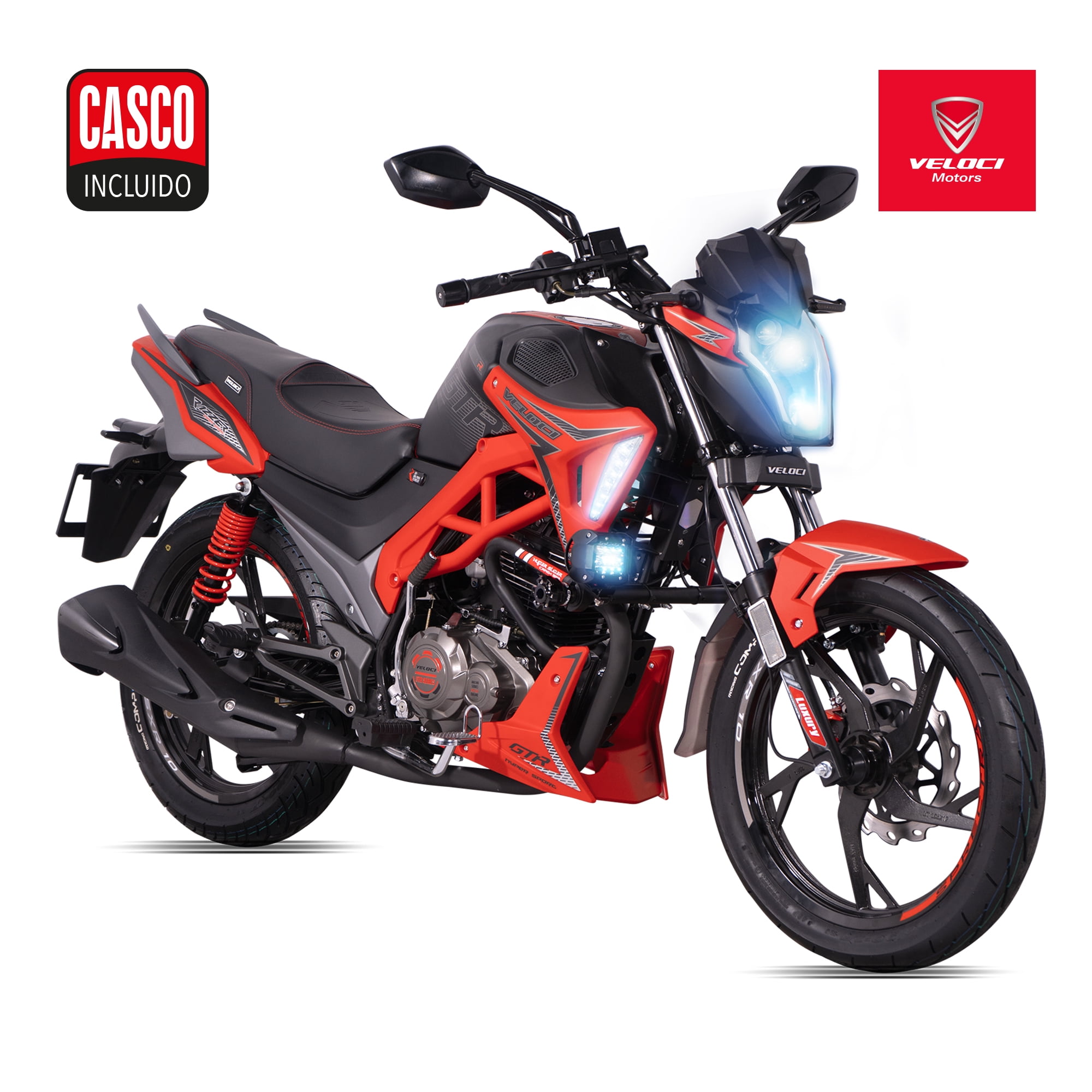 Motocicleta Veloci Razzer GTR 220cc Rojo 2025 | Walmart en línea