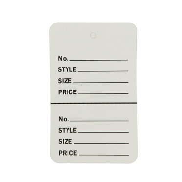 SSWBasics Large Green Retail Price Tags - Unstrung Clothing Tags for ...