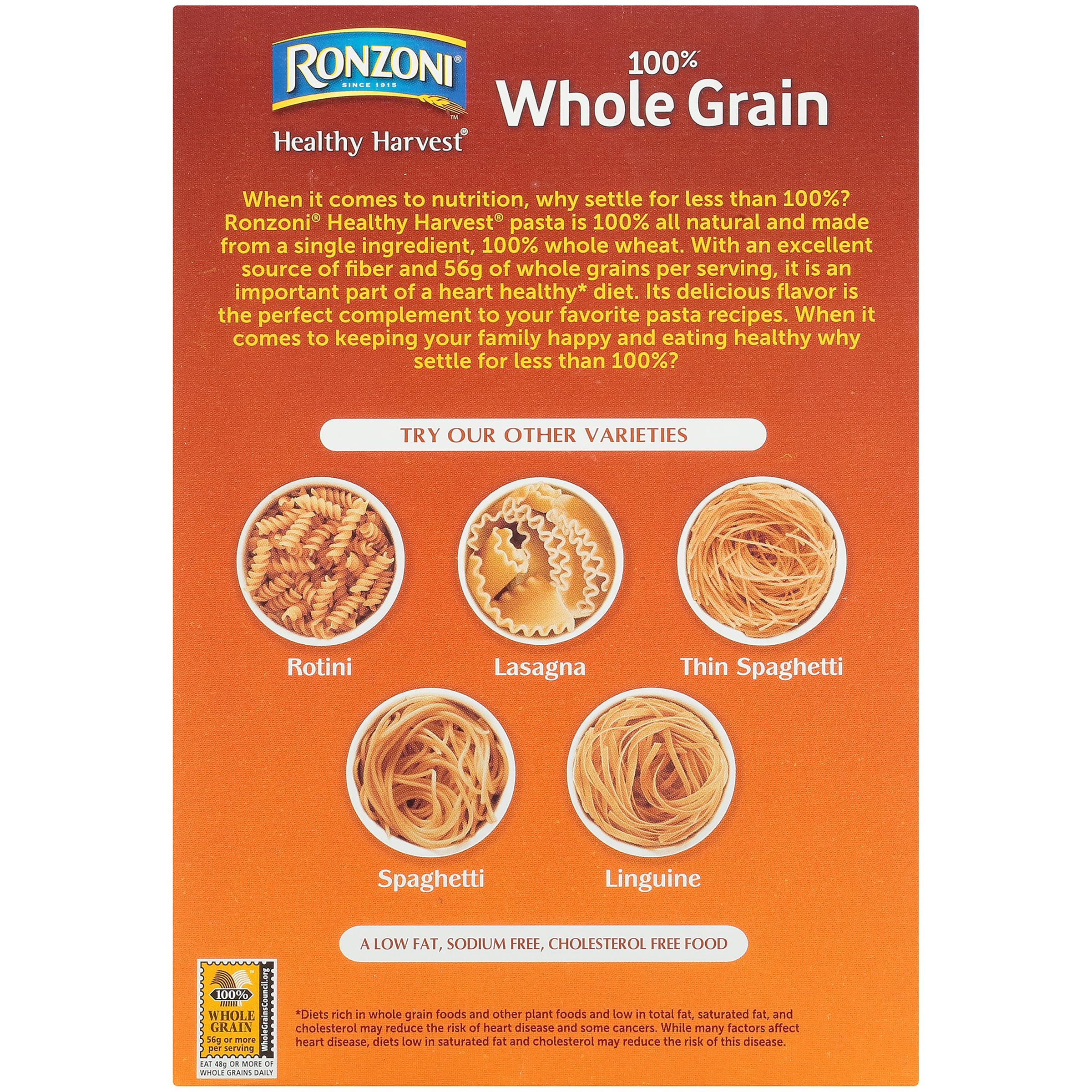 Ronzoni Whole Wheat Pasta