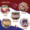 VZQI Patriotic Door Decorations Set, American Flag Bunting with Stars ...