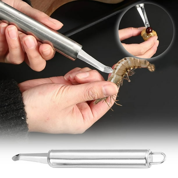 Heliisoer Longan Core Remover Prawn Back Opener Shrimp Brain Digging ...