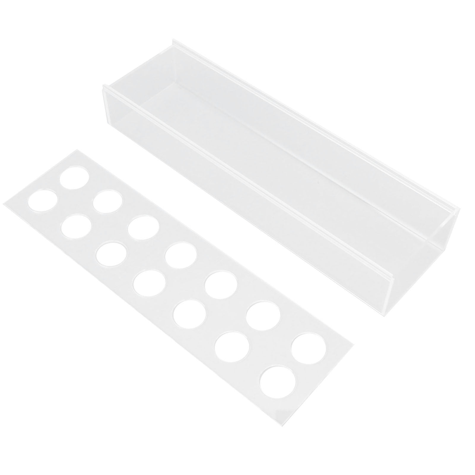 Clear Acrylic Vase Rectangular Elegant Centerpiece Flower Vase for Home ...