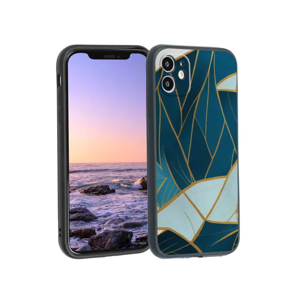 Compatible with iPhone 11 Phone Case, Blue-Design Case Men Women ...