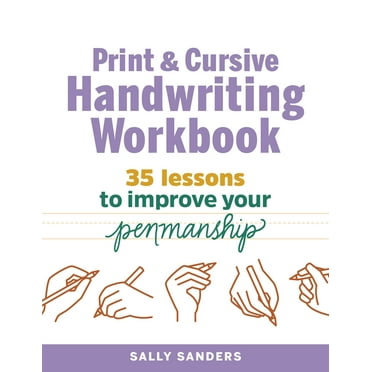 The Print Penmanship Workbook for Kids : Improve Your Handwriting with ...