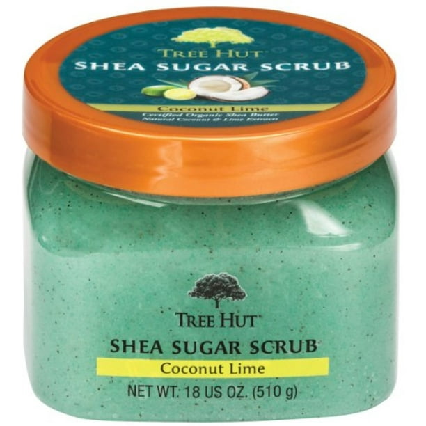 3 Pack Tree Hut Shea Sugar Body Scrub Coconut Lime 18 Oz Walmart