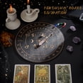 7.8" Star Pendulum Board Wooden Dowsing Planchette with Rose Quartz ...