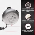 Milton Driveway Signal Bell Kit, 6 Ft Cord, Operates Up to 300 Ft Hose ...